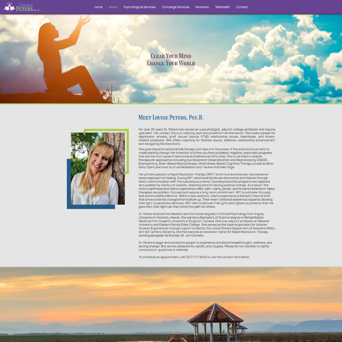 Learn more about Dr. Peters' background, education, and experience.